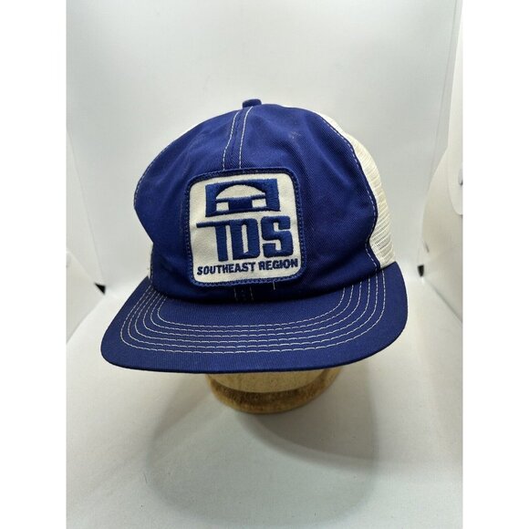 Snap-Back | Accessories | Tds Patch Hat Royal Blue Trucker Mesh Snapback | Poshmark